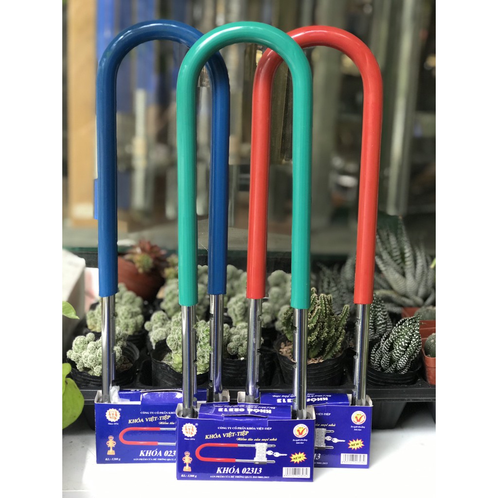 Viet Tiep long U-shaped lock 02313, motorbike lock, Viet Tiep tempered ...