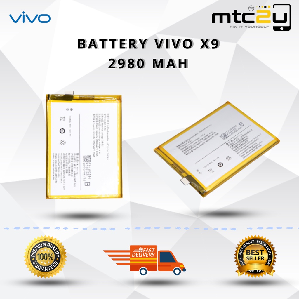 BATTERY-VIVO X9 (B-B3)/BATERI-VIVO X9 (B-B3) | Shopee Malaysia