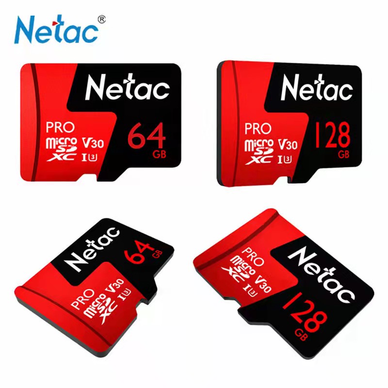 Netac 32G 64GB 128GB TF MicroSD Memory Card A1 U3 V30 4k Quality Driving Car Recorder ...