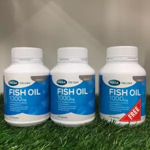 [Pack 2 Get 1] Mega We Care Fish Oil 1000mg 30 Tablets 2 Bottles Free 1 Bottle [Total 3 = 90 ...
