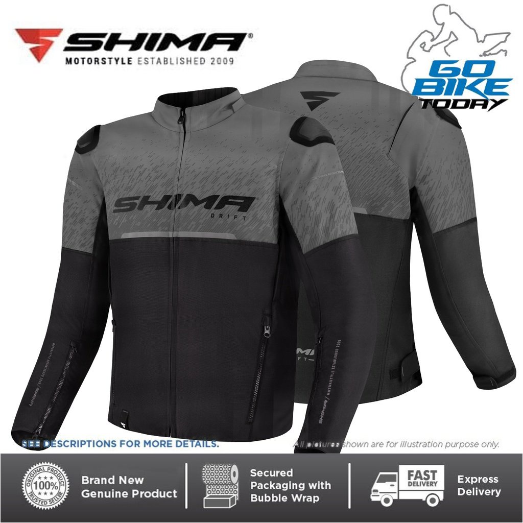 SHIMA DRIFT MEN JACKET - GREY | Shopee Malaysia