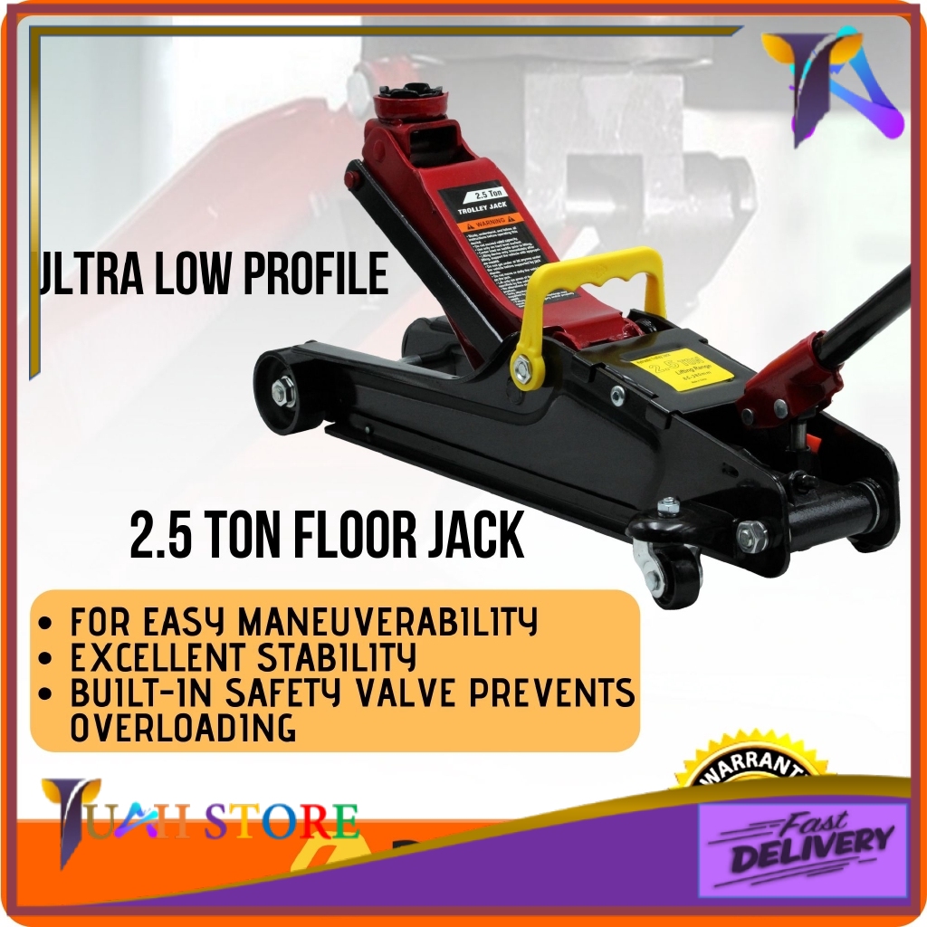 2.5 Ton Hydraulic Mini Floor Jack Service For Auto Repair Tools Car ...