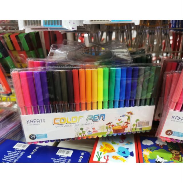 KREATI Colour Pen - magic ink 24pcs | Shopee Malaysia