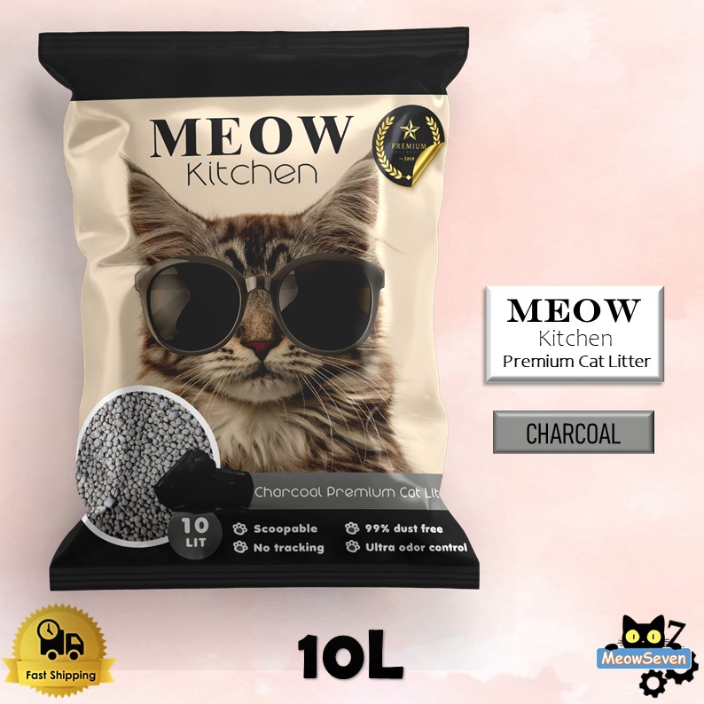 Meow Kitchen Cat Litter 10l - Pasir Kucing Murah / Cat Sand / Meow ...