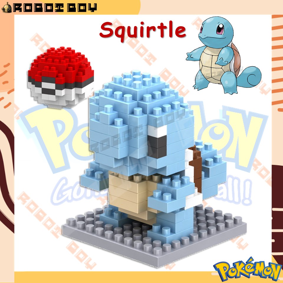 🔥Ready Stock🔥Pokemon Block Nano Block Building Block Toy Pikachu Charmamder Charizard Mewtwo ...