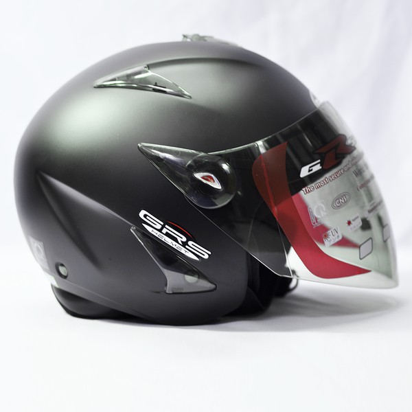 Genuine GRS A27 helmet Helmet (matte black, glossy silver, matte gray ...