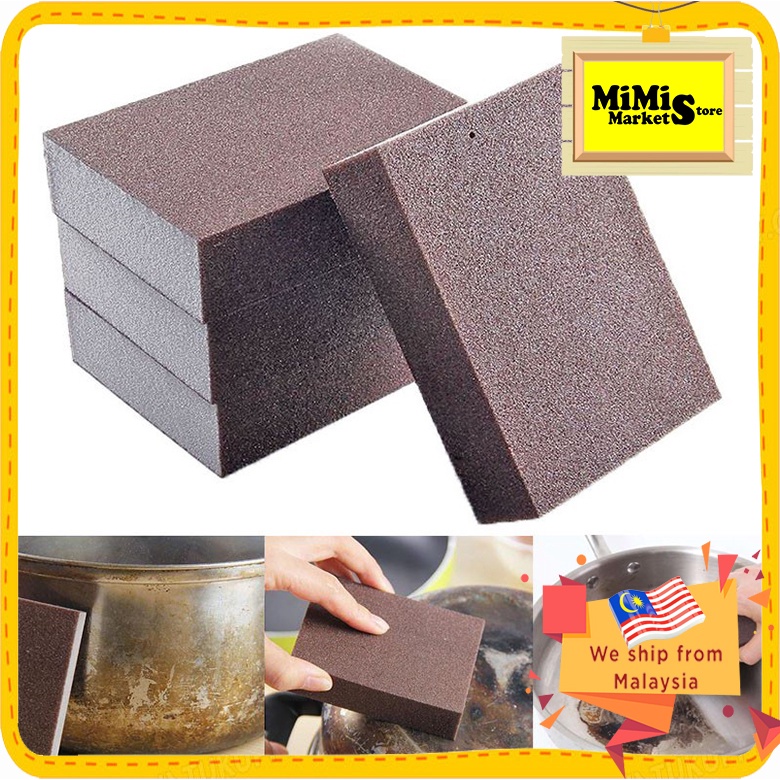 1pcs Nano Diamond Emery Sponge Descaling Cleaning Sponge Bottom Rust ...
