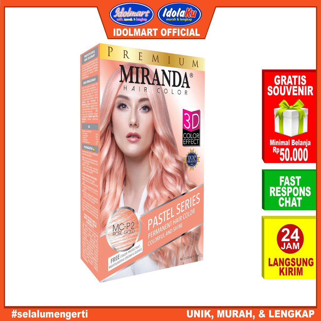 Idolmart Miranda Hair Color Pastel Series MCP2 30ml - Miranda Tangerang ...