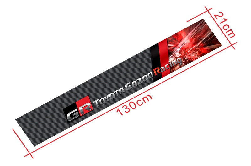 Car Accessories GR Sport Car Front Gear Stickers Front and Rear ...