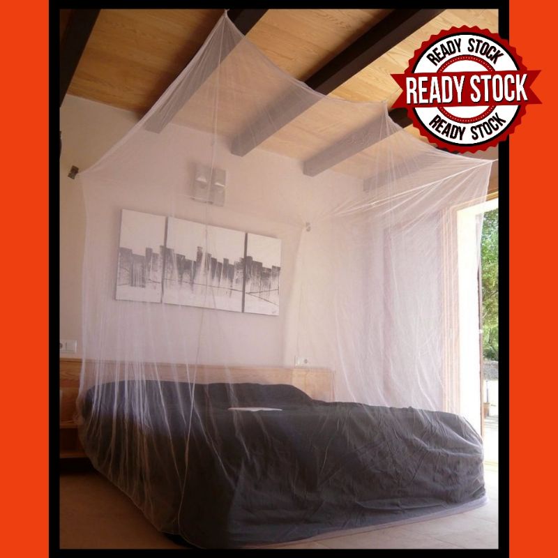 {{READY STOCK}} 2M KELAMBU BESAR KING SIZE MOSQUITO NET KELAMBU ANTI ...