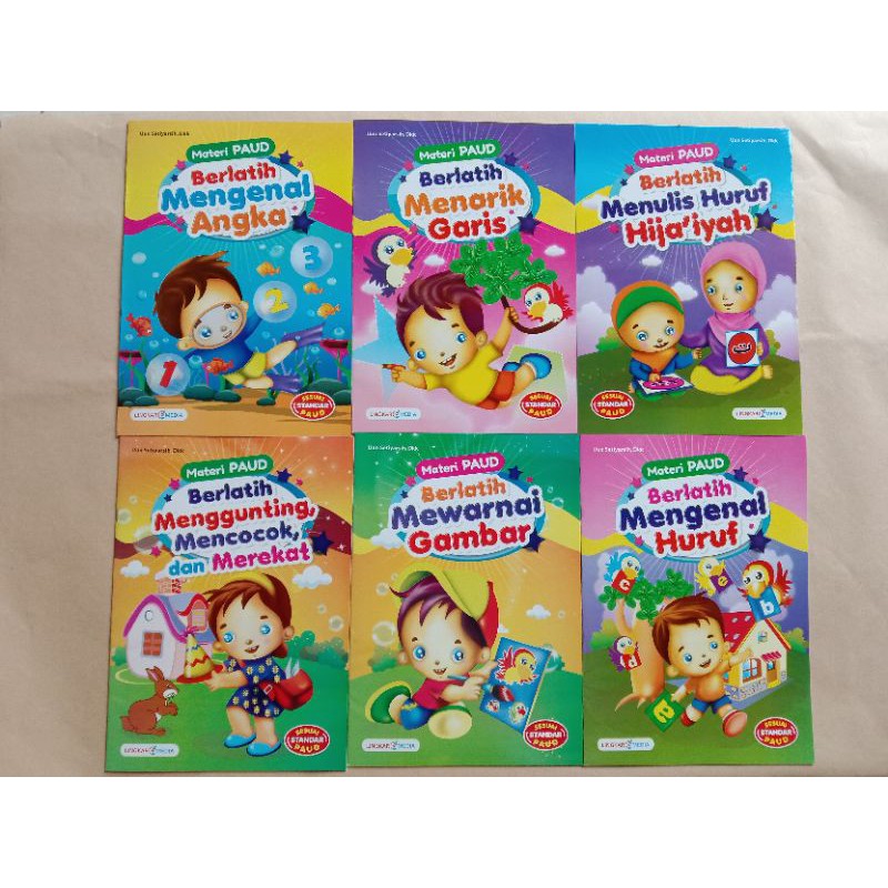 Package A: PAUD Activity Book (1 Package Contents 6 Books) | Shopee ...