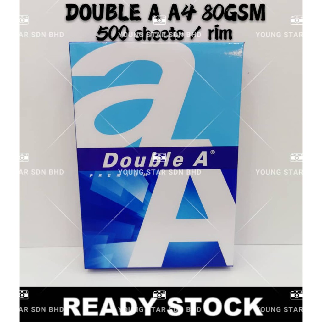 Double A A4 Paper 80gsm 500 sheets | Shopee Malaysia