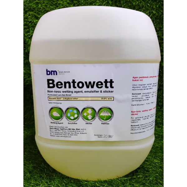Original BM Bentowett 20liter / pelekat racun / gam adjuvant | Shopee ...