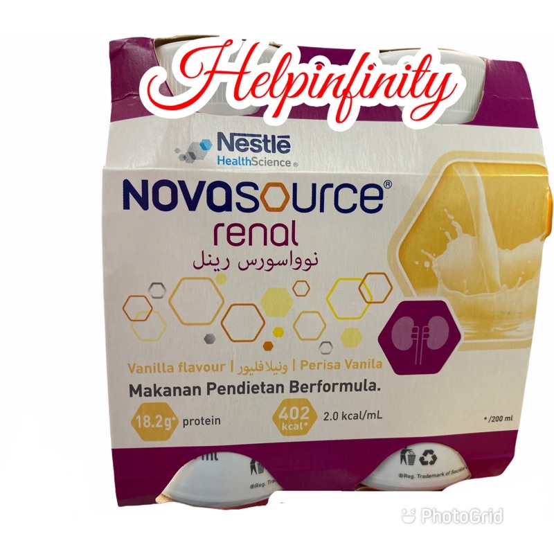 Nestle Novasource Renal Ready-to-Drink (Vanilla) | Shopee Malaysia