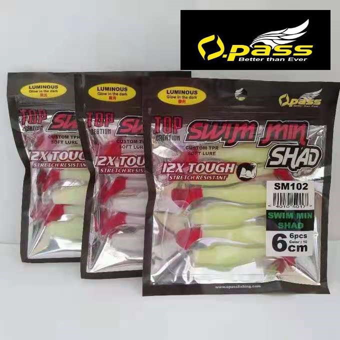OPASS SWIM MIN SHAD SM101 / SM102 / SM103 (GLOW IN THE DARK) | Shopee Malaysia