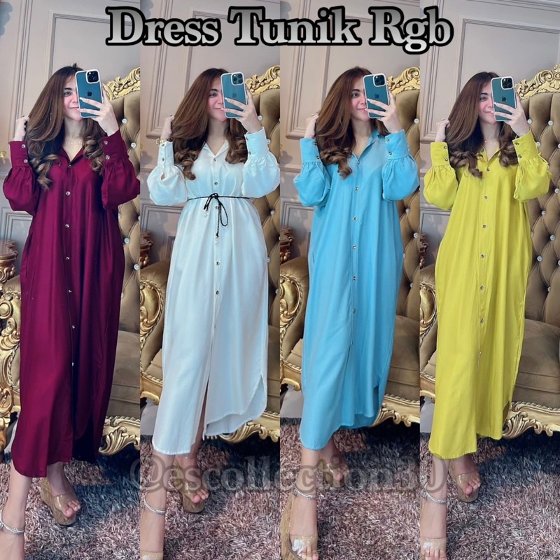 Original Oversize Rgb Tunic Dress | Shopee Malaysia