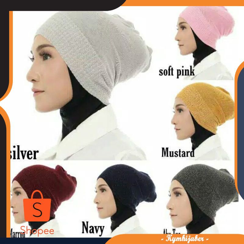 Ciput Rajut / Ciput Rajut Grade A Ciput Plain Inner Hijab Dalaman ...