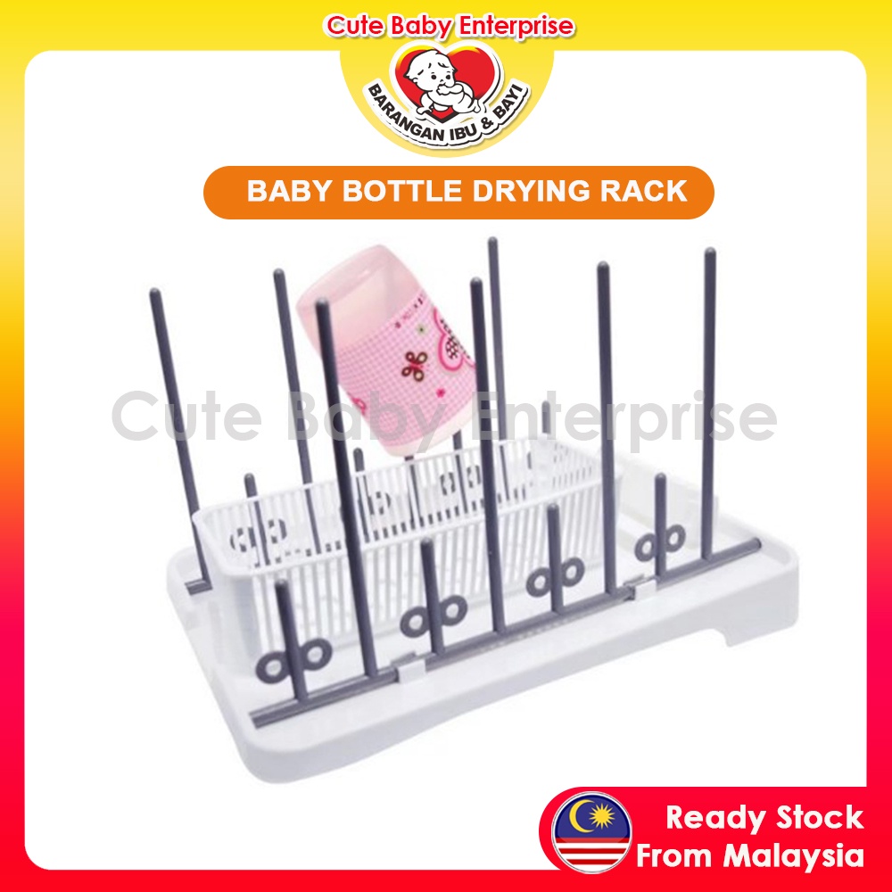 Baby Bottle Drying Rack Feeding Bottle Storage Cleaning Holder Nipple ...