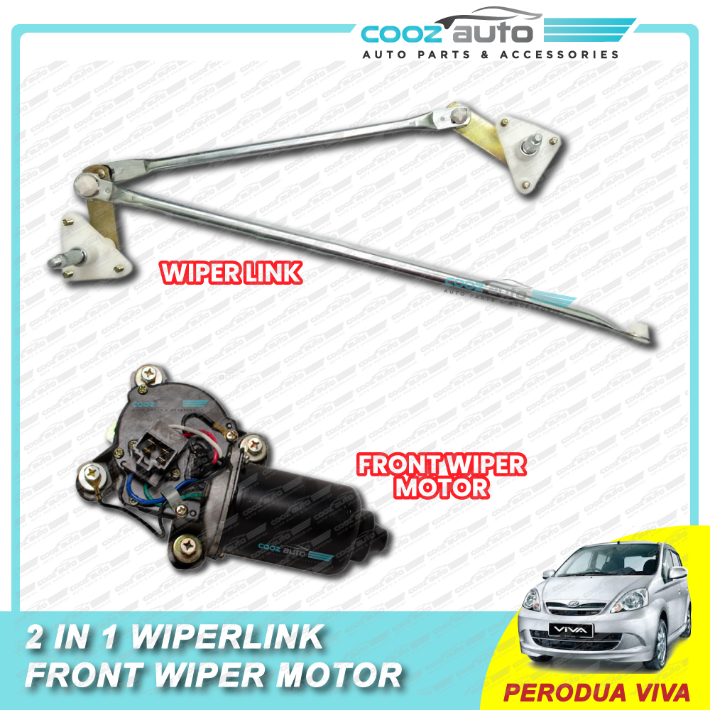 Perodua Viva 2In1 Front Wiper Motor Windshield Wiper Link Motor With ...