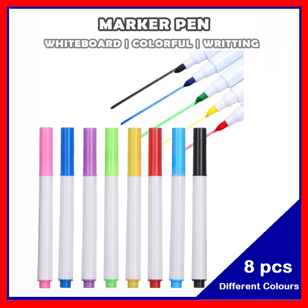 Whiteboard Marker Board Marker Wipeable Whiteboard Pens for Kids Board ...