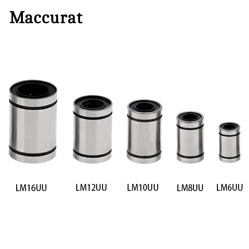 2pcs/lot Linear Ball Bearings LM6UU LM8UU LM10UU LM12UU 6mm 8mm 10mm ...