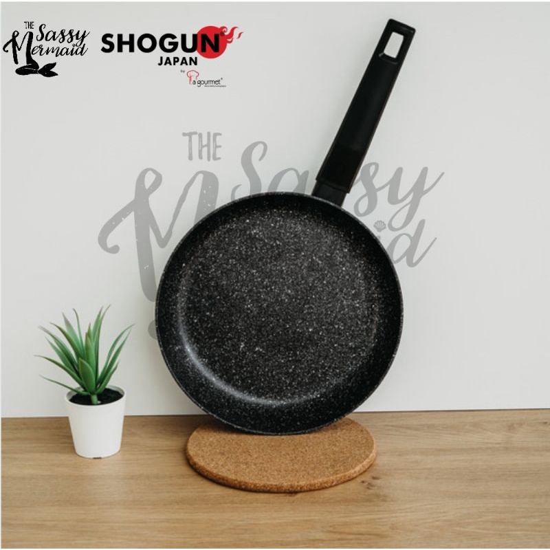 Ready Stock 🍅SALE🍅 28cm x 5.5cm La Gourmet Shogun Zen Marble Frypan Non ...