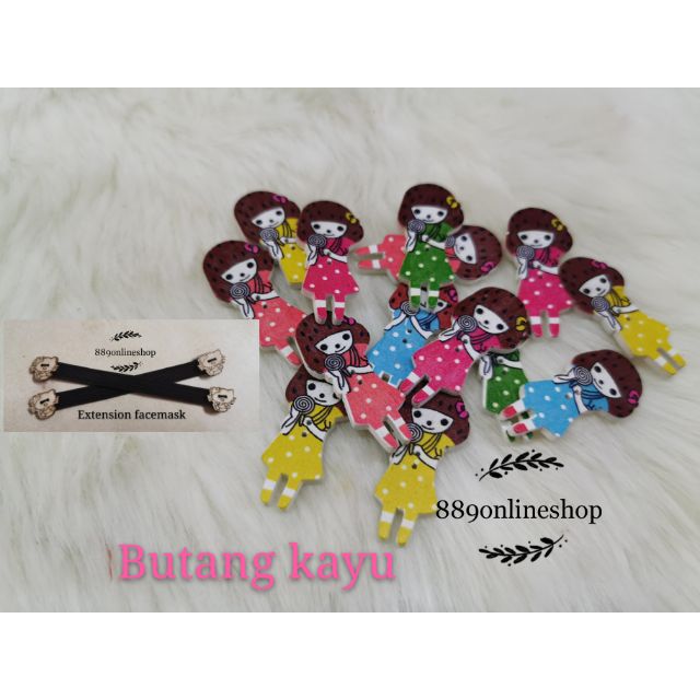 🔥Readystock🔥Butang kraf/ Butang Kayu /wood button | Shopee Malaysia