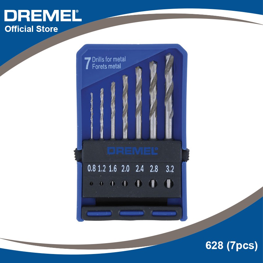 Dremel Precision Drill Bit Set 628 (7 Pcs) | Shopee Malaysia