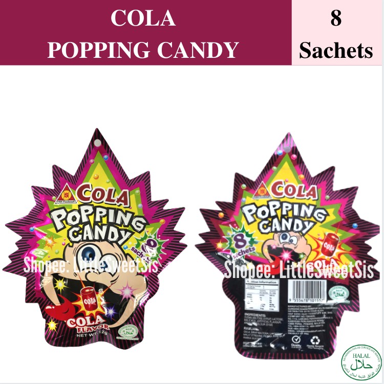 COLA SMALL POPPING CANDY [8PCS] | Shopee Malaysia