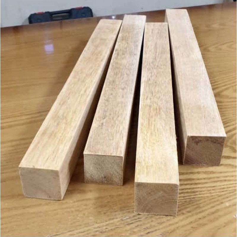 Merbau Wood/Timber plank for outdoor 刨木 KAYU(43MM X 43MM X 600MM/750MM ...