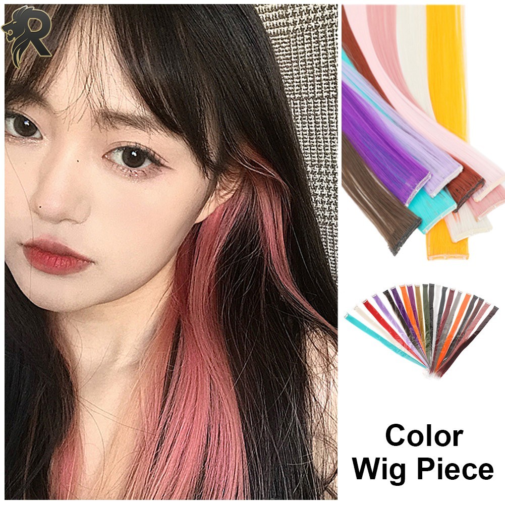 RL HW New Fashion 50cm Long Wig Piece Hair Tinsel Sparkle Glitter ...