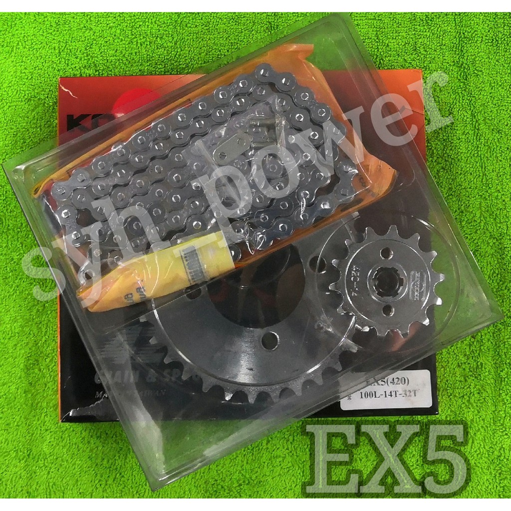 Sprocket Set Chrome Honda EX5 KOYOKO | Shopee Malaysia