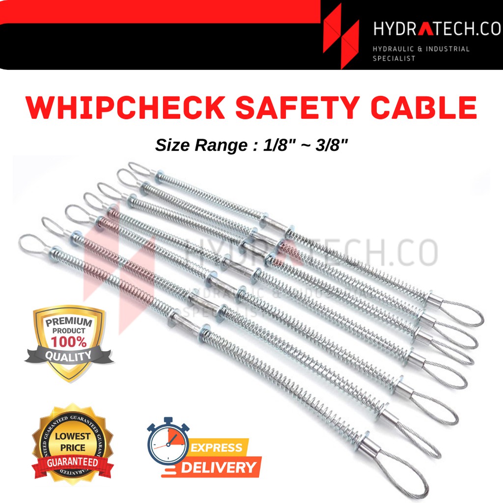 [CABLE] WhipCheck Safety Cable / For Safety Purpose / Safety Wire Rope ...