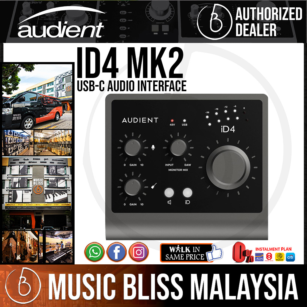 Audient iD4 MKII USB-C Audio Interface (ID-4 MK2) | Shopee Malaysia
