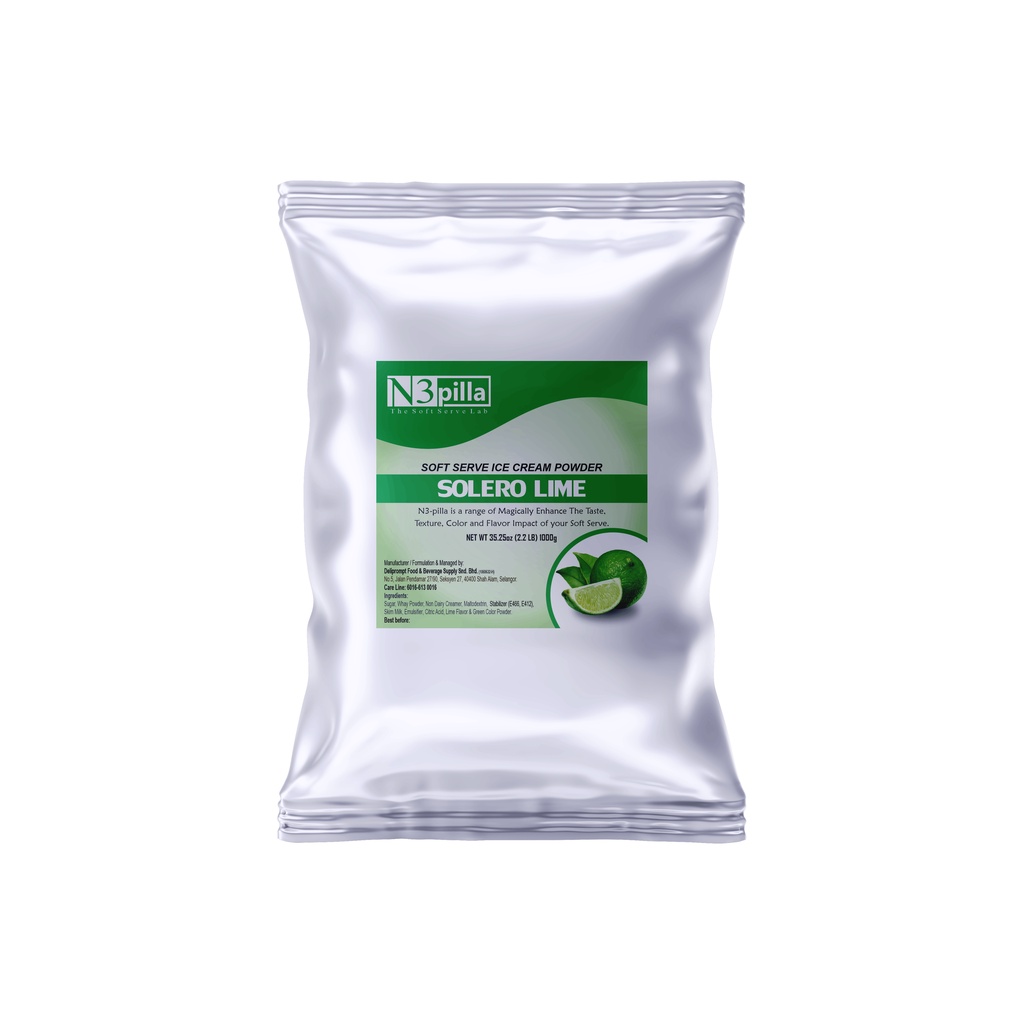 N3 SOLERO LIME SOFT SERVE POWDER | Shopee Malaysia