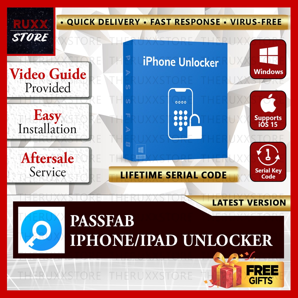 PassFab iPhone iPad Unlocker 2024 Full Version Software + Video Guide ...