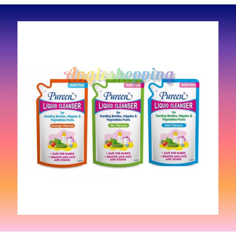 Pureen Liquid Cleanser Refill Pack - 600ml (EXP:12/2025) | Shopee Malaysia