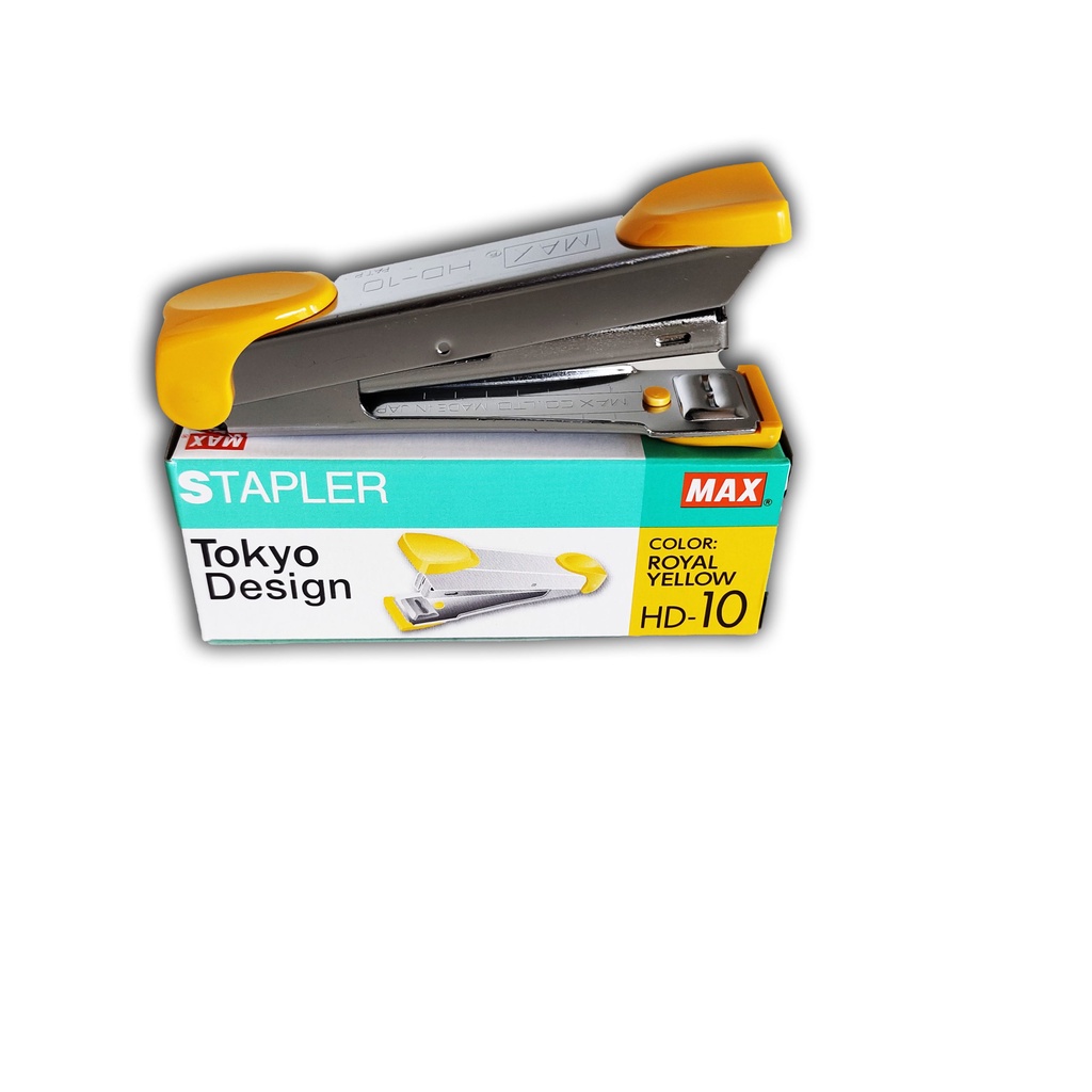 MAX Stapler HD-10 Tokyo Design (YELLOW COLOUR) | Shopee Malaysia