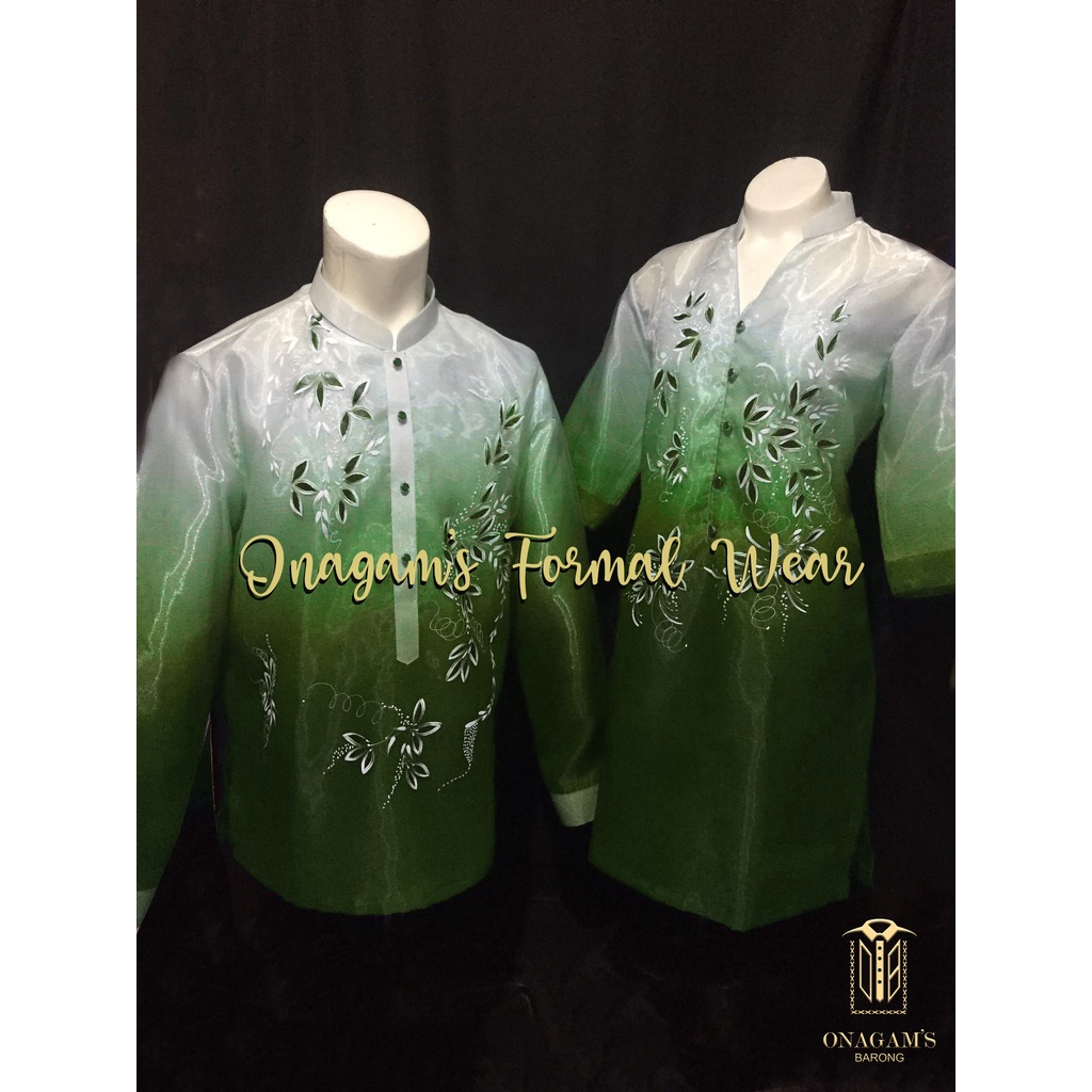 hand painted couple barong | Shopee Malaysia