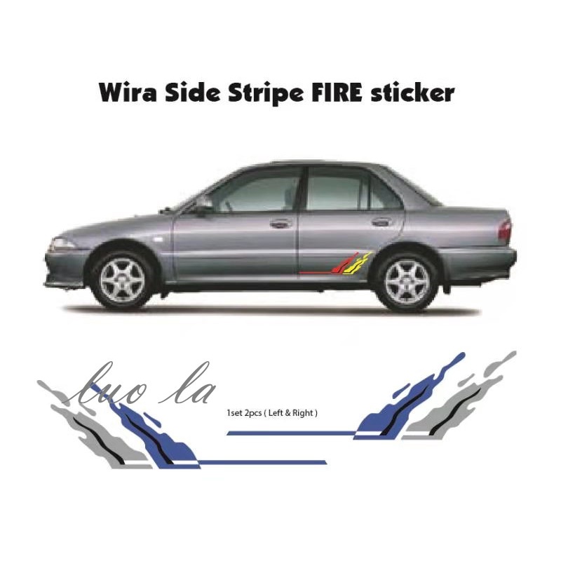 STICKER WIRA SAYAP HOTSELLING!!! WIRA 11 BODY STICKER | Shopee Malaysia