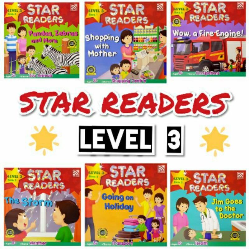 🎀 STAR READERS LEVEL 3 - ENGLISH STORY BOOK - PELANGI🎀 | Shopee Malaysia