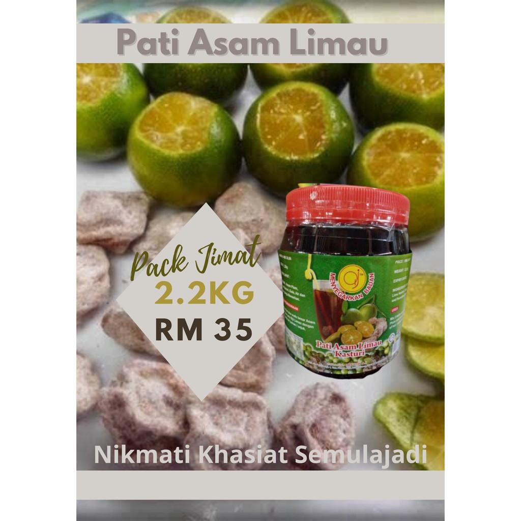 Pati AJI Asam Boy Limau Kasturi 1.9KG Fresh Guarantee + Free Gift ...