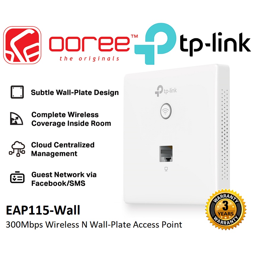 TP-LINK EAP115-WALL / EAP230-WALL / EAP235-WALL / EAP615-WALL / EAP655 ...