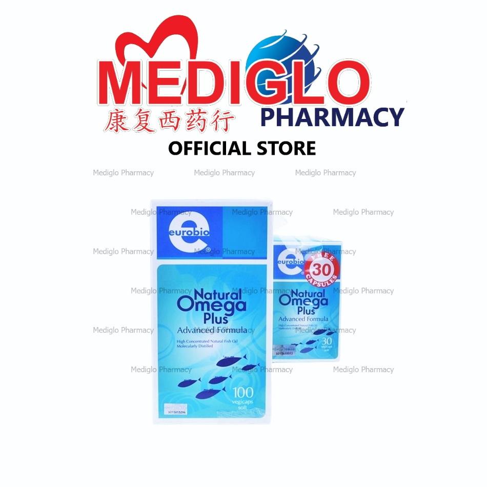 [CLEARANCE STOCK] EUROBIO Natural Omega Plus Advanced Formula (100+30 ...
