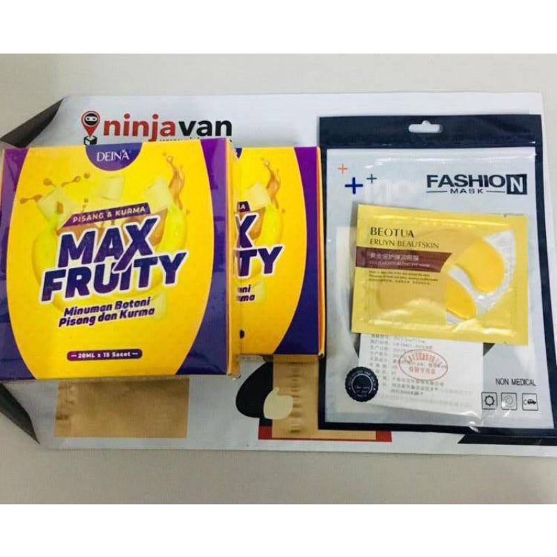 DEINA MAX FRUITY minuman botani kurma dan pisang (Original Hq ...