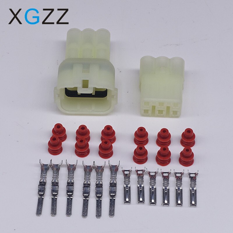 Sumitomo 6 Pin HM 090 Female And Male Motorcycle Connector 6189-6171 ...