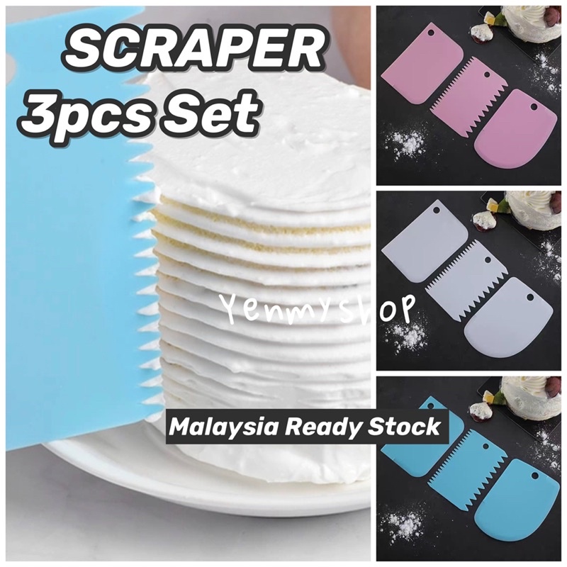 Baking cutter Scraper Cake Cream Cut Dough/ Pengikis pemotong roti 切面刀 ...