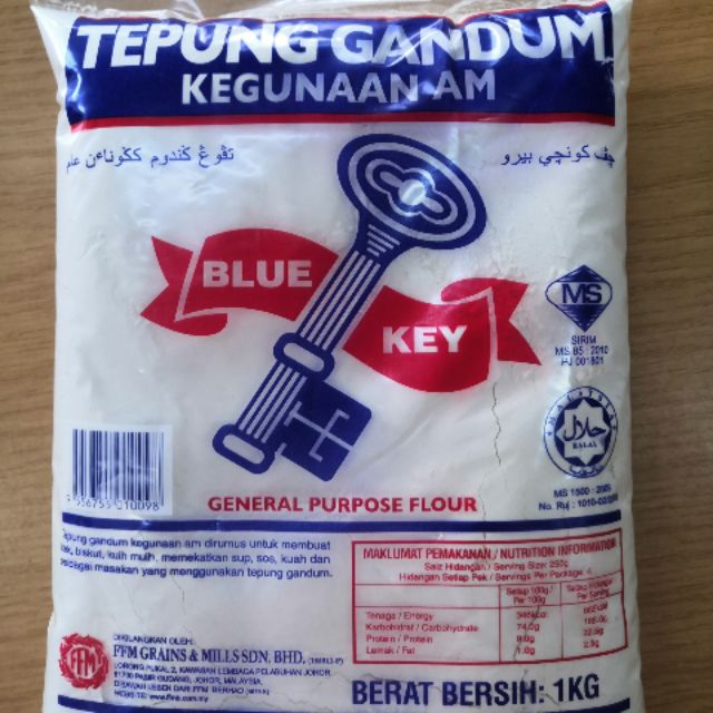 Tepung Gandum Cap Kunci 1kg | Shopee Malaysia