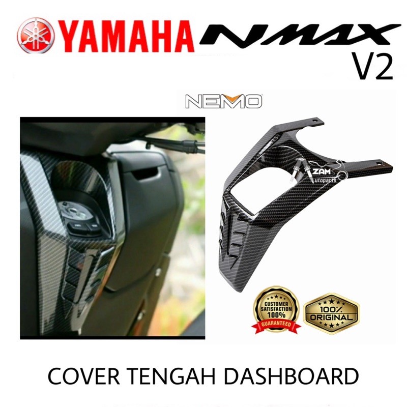 🔥NEW🔥COVER TEBGAH DASHBOARD CARBON DESIGN FOR YAMAHA NMAX 2020 / NMAX ...