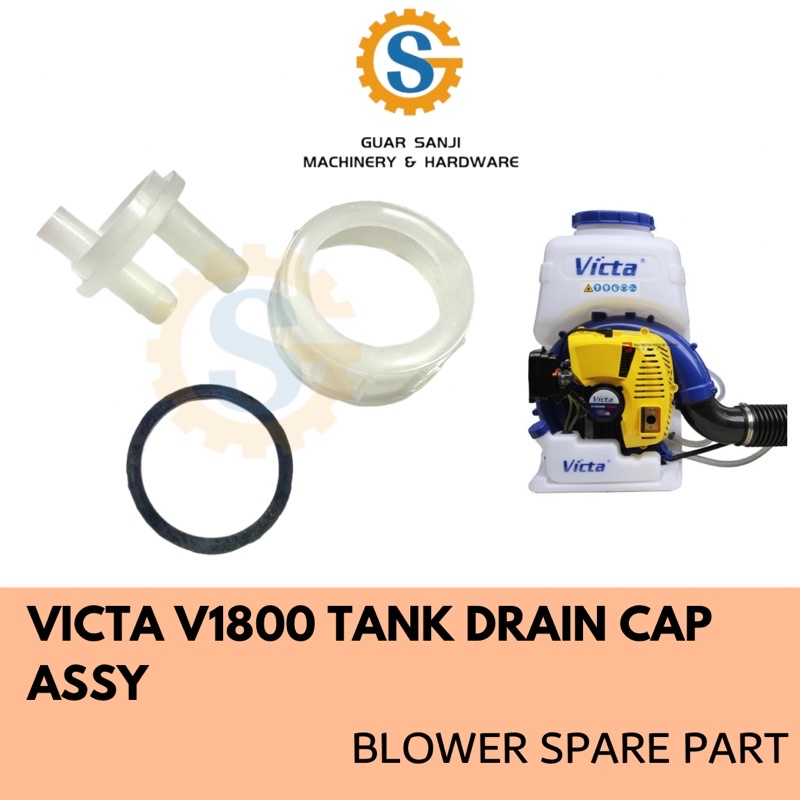 VICTA V1800 TANK DRAIN CAP ASSY GIANT STEEL POWER MIST BLOWER MIST ...